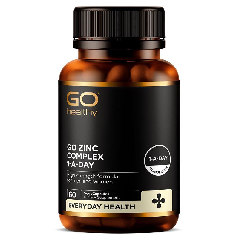 Buy GO Healthy Zinc Complex One-A-Day 60 VegeCapsules Online at Chemist ...