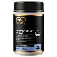 Buy GO Healthy Magnesium 1-A-Day 500mg 120 VegeCapsules Online at ...