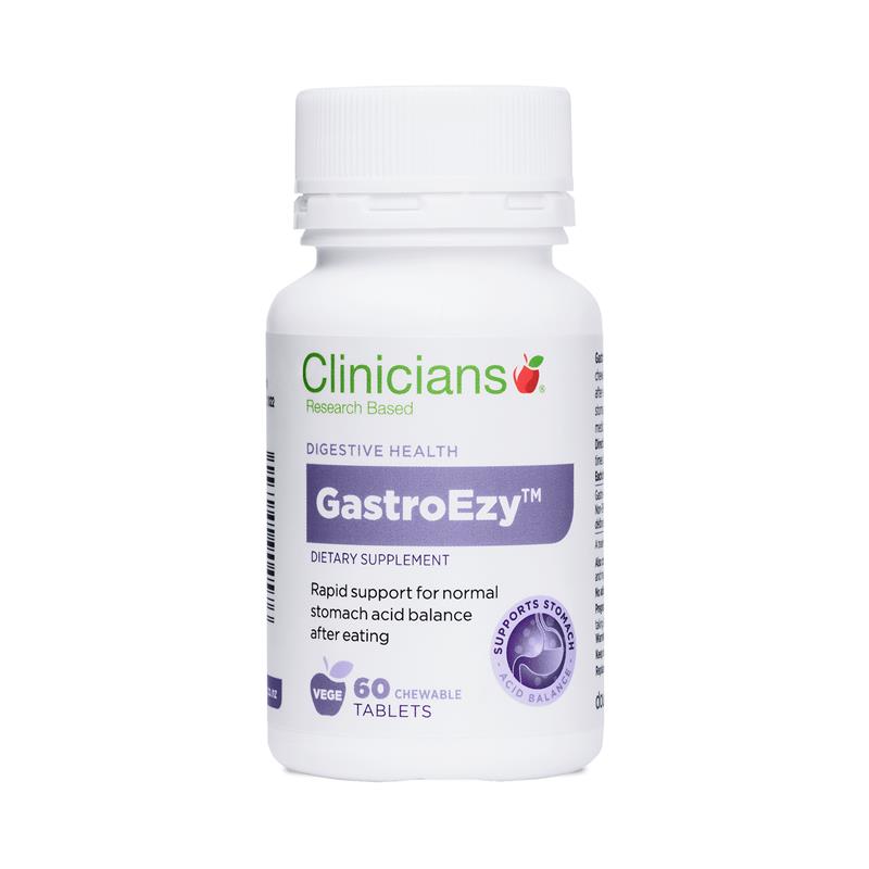Buy Clinicians Gastroezy 60 Chewable Tablets Online at Chemist Warehouse®