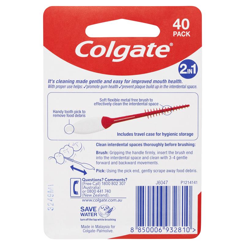Buy Colgate Total Soft Interdental Picks 40 Pack Online at Chemist ...