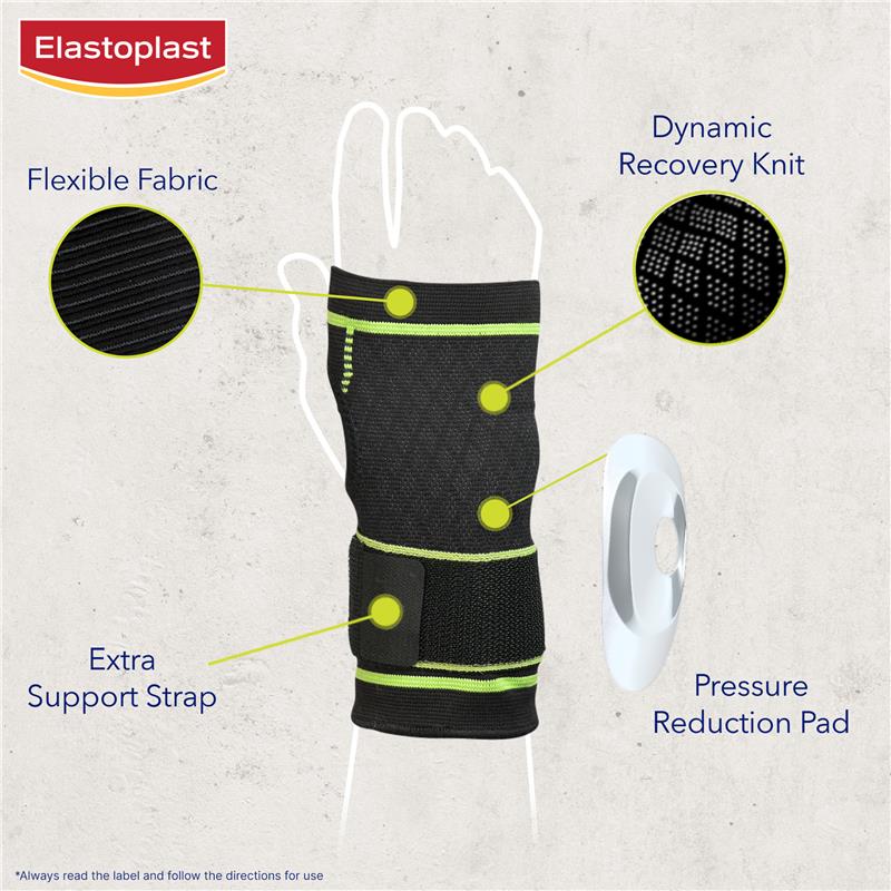 Buy Elastoplast Performance Wrist Support Medium 1 Pack Online at ...