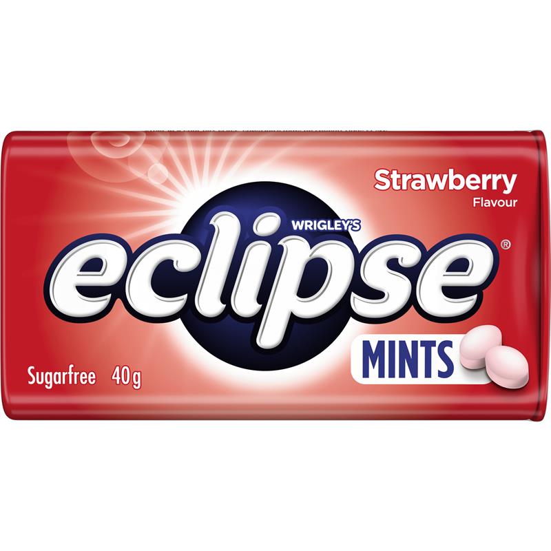 Buy Wrigley's Eclipse Strawberry Mints 40g Online at Chemist Warehouse®